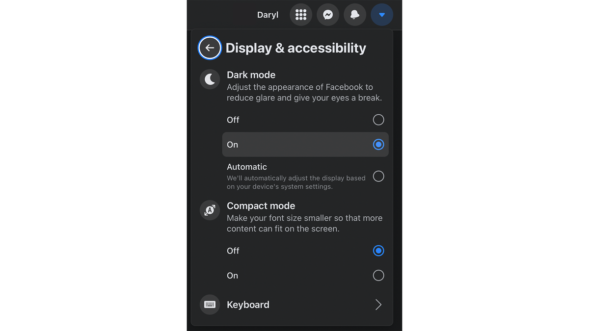 Facebook's dark mode feature has disappeared for some people - but why ...