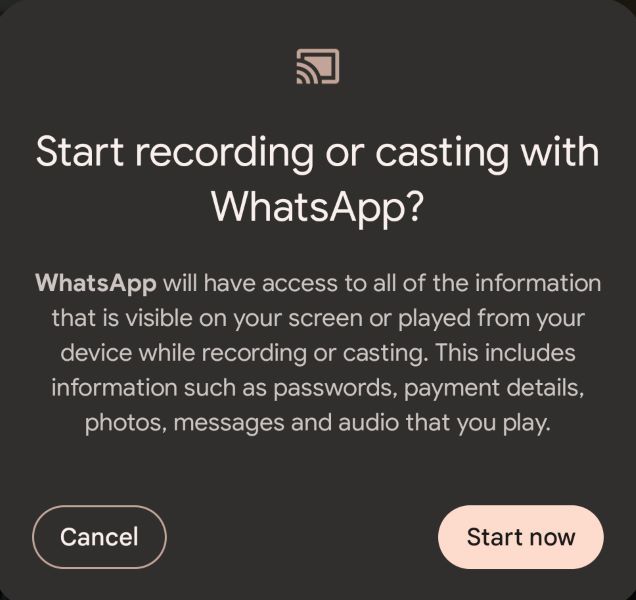 WhatsApp gains the ability to screen share during a video call ...