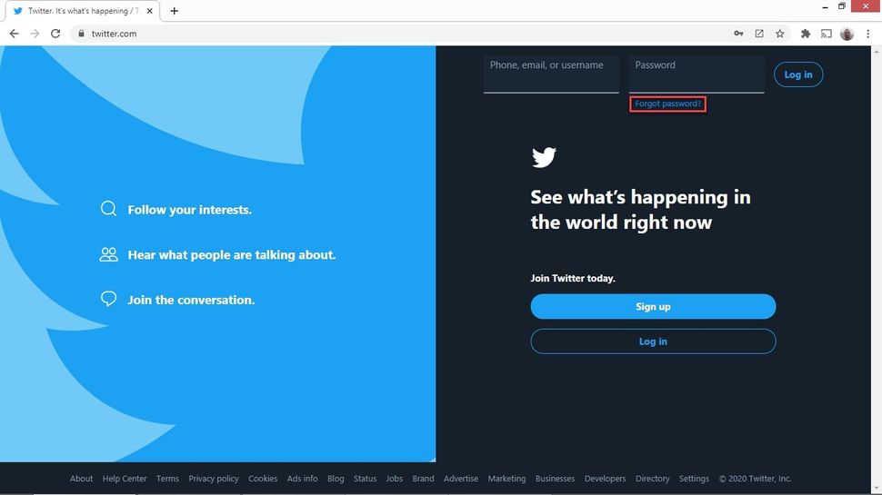 How to change your Twitter password or reset it | TechRadar