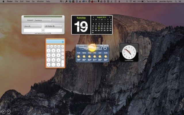 How to Customize the Dashboard in Mac OS X Yosemite | Laptop Mag