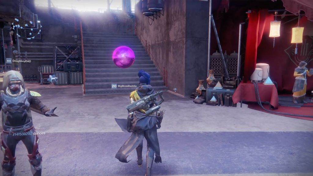How to get the huge Traveller ball in the Tower in Destiny 2 | GamesRadar+