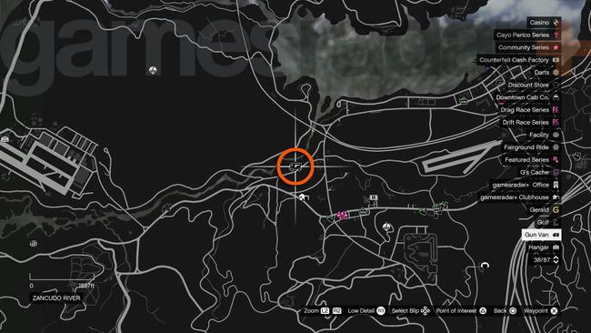 Where is the GTA Online Gun Van location | GamesRadar+