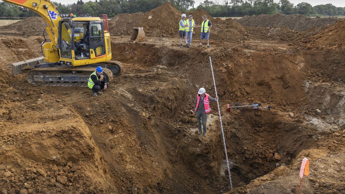 Remains of Nazi V2, the first supersonic rocket, unearthed in South ...