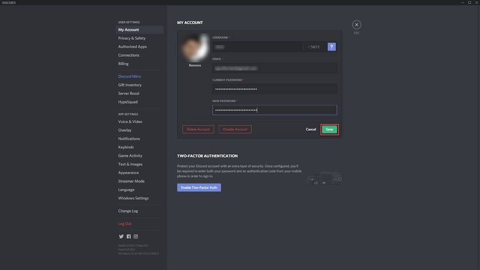 How to change your Discord password or reset it | TechRadar