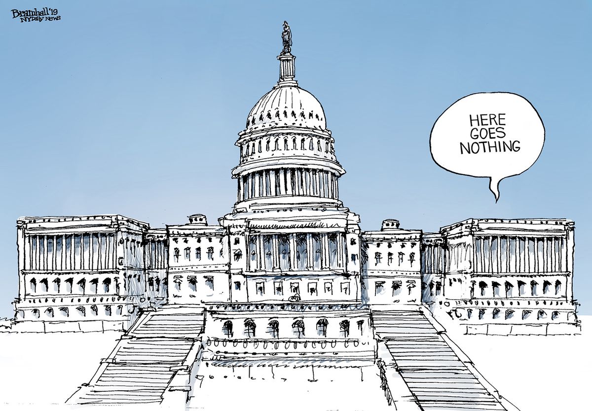Political Cartoon U.S. Senate Trump Impeachment Attempt | The Week