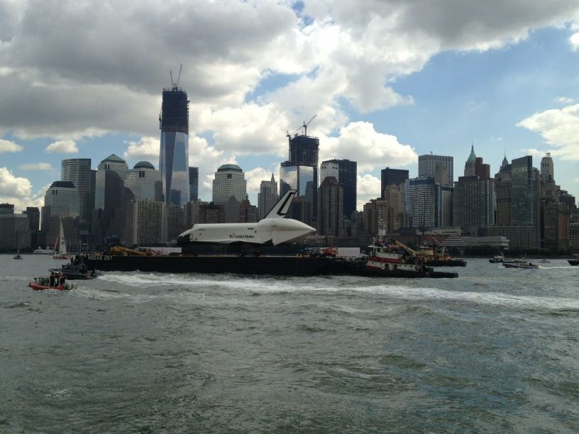 Space Shuttle Enterprise's Sea Trek to NYC Museum (Photos) | Space