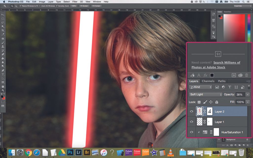 Make your own Lightsaber in Photoshop to celebrate Star Wars Day ...