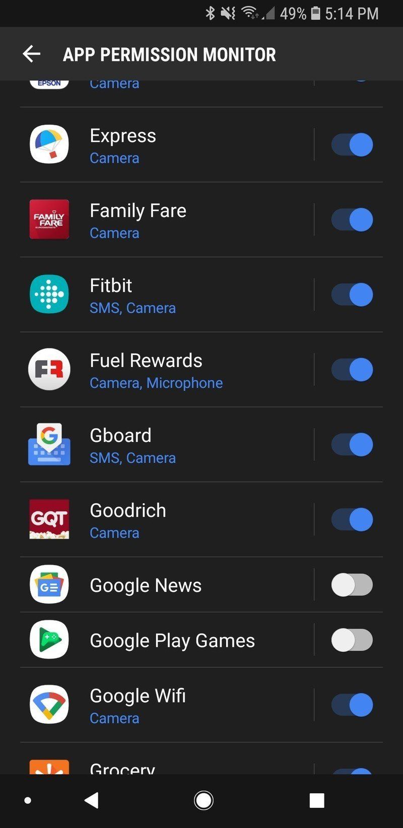 Some Samsung users can't edit app permission alerts for Facebook apps ...