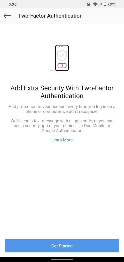 How to set up two-factor authentication for your Instagram account ...