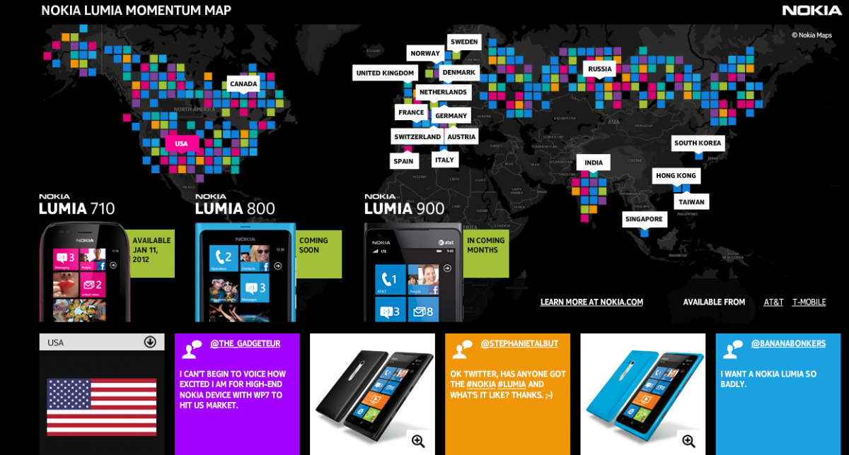 Nokia Lumia Momentum Map reveals plans for world domination | Windows ...