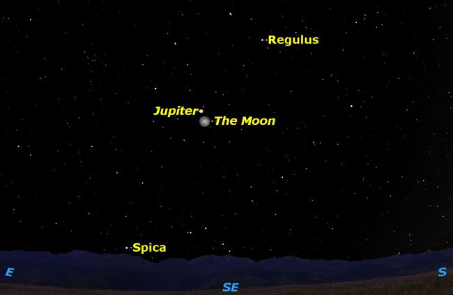 Full Moon and Jupiter Rendezvous in the Sky This Week | Space