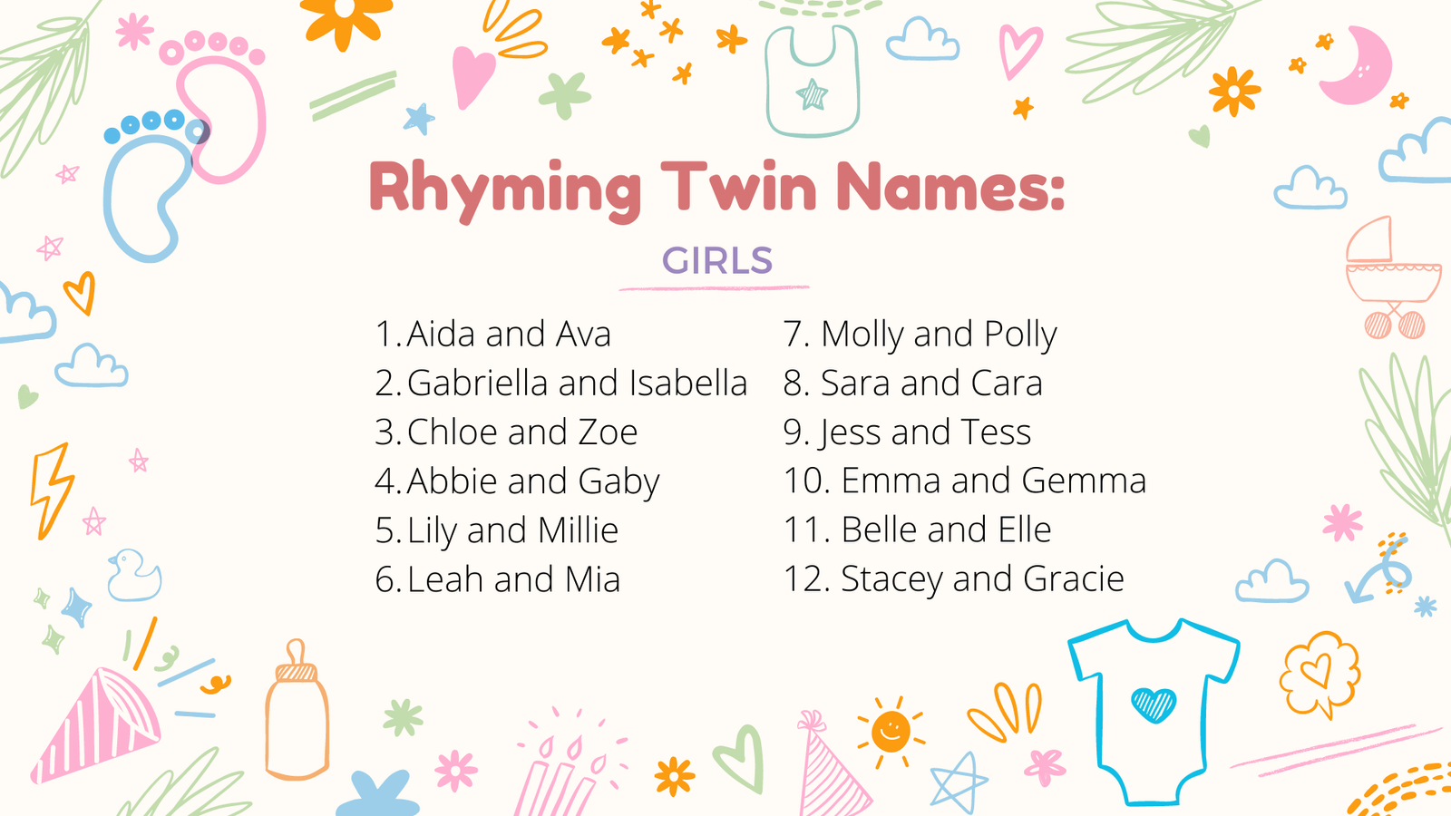 Twin names: 500 of the best baby name ideas for twin boys and twin ...