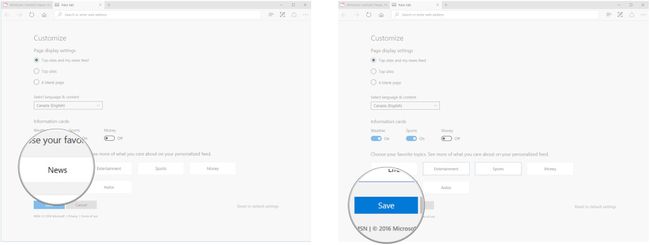 How to customize launch and tab options in Edge for Windows 10 ...