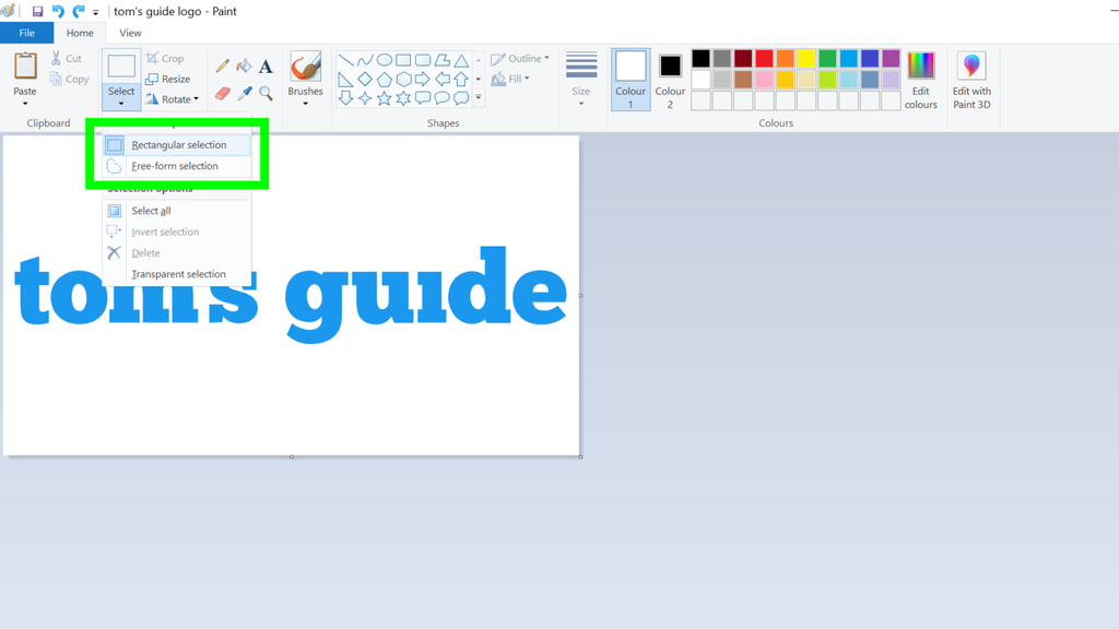 How to edit images in Microsoft Paint | Tom's Guide