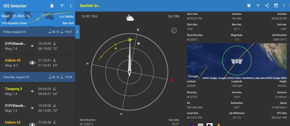 Best mobile apps to identify space stations and satellites | Space