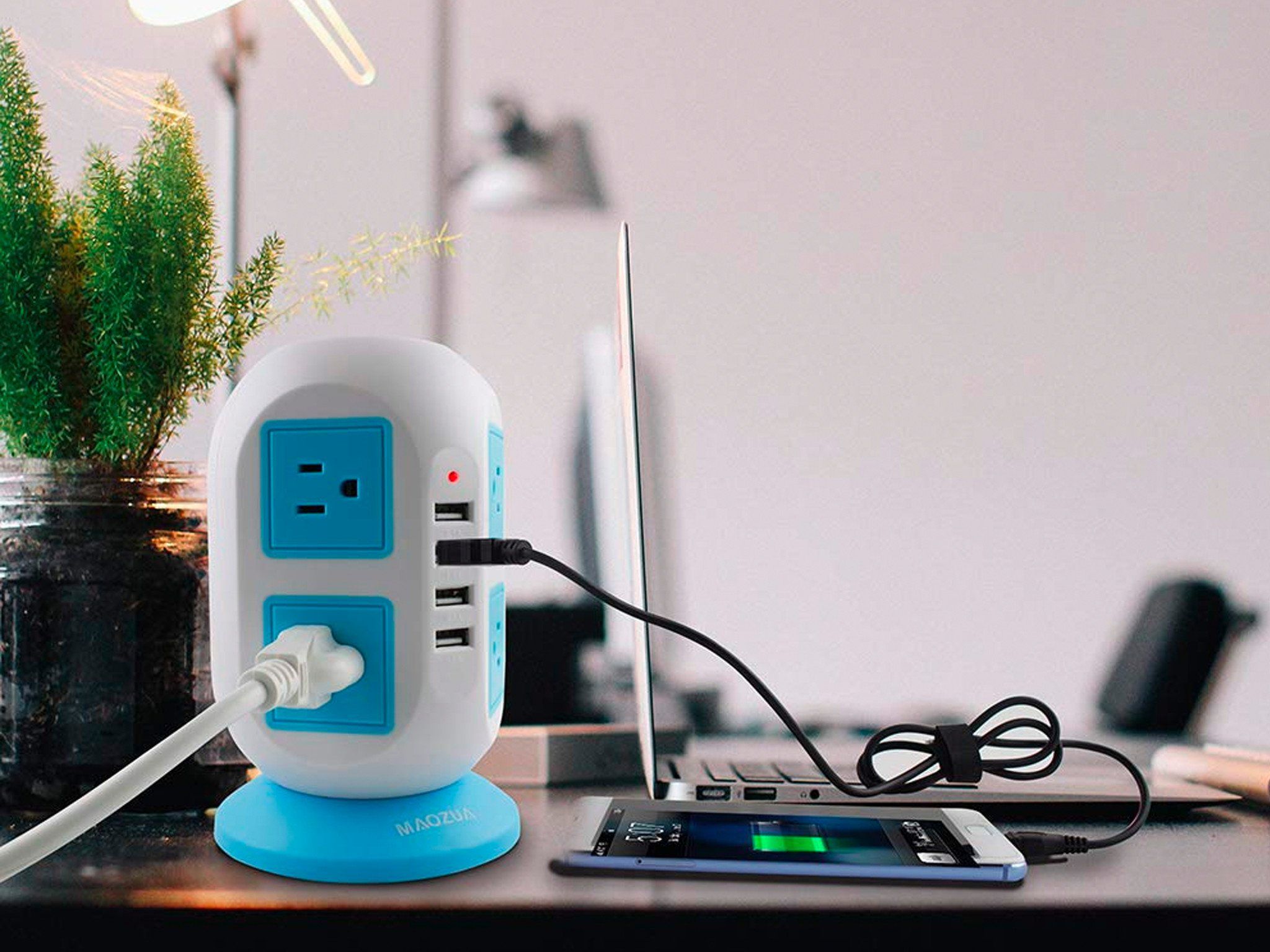 This Power Strip Tower has 12 ways to power up at 20% off via Amazon ...