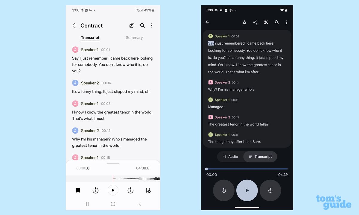 Samsung Galaxy S24 vs. Google Pixel voice recorder app showdown — who's ...