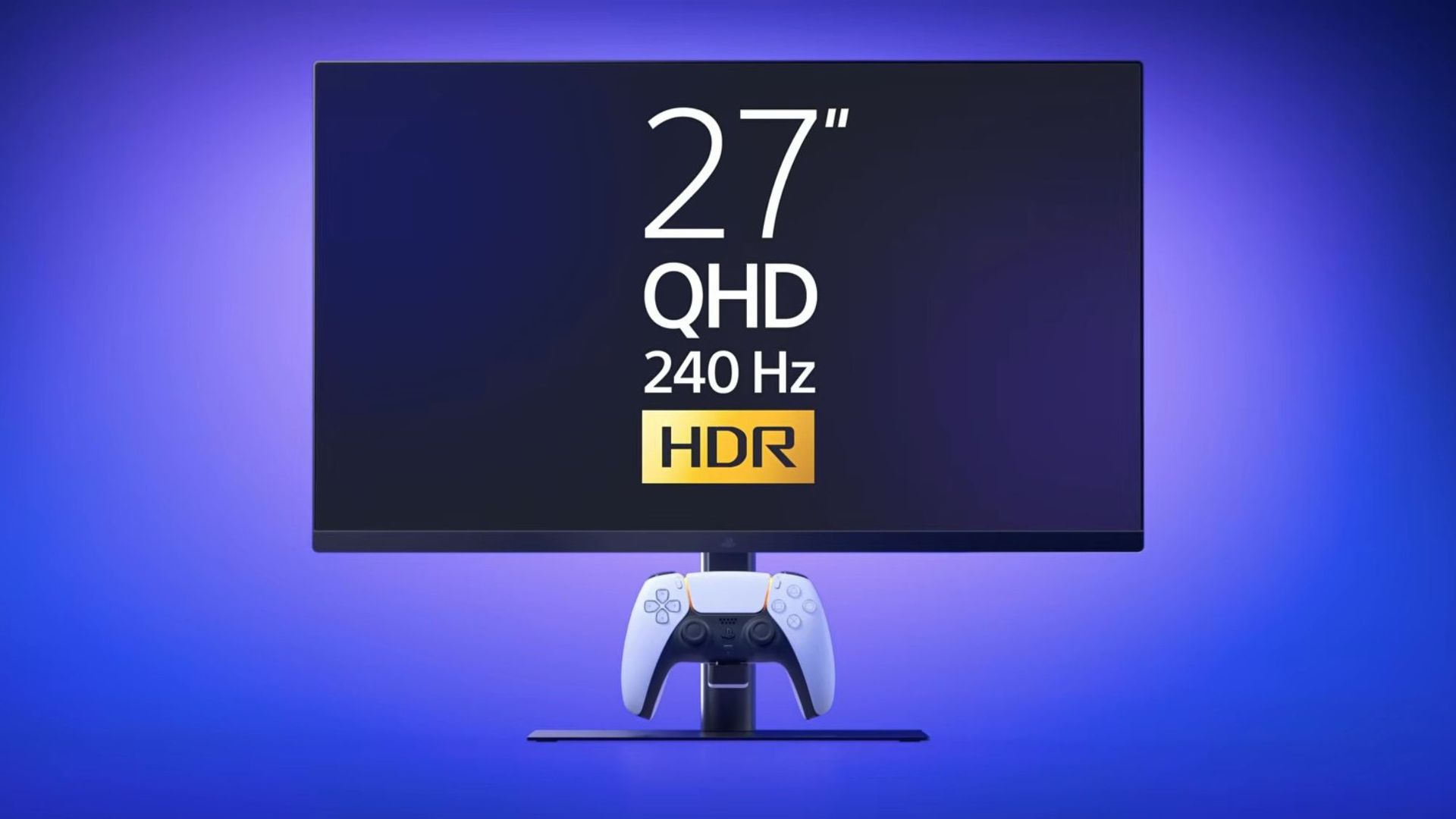 Sony unveiled a 27-inch gaming monitor with a built-in PS5 DualSense ...
