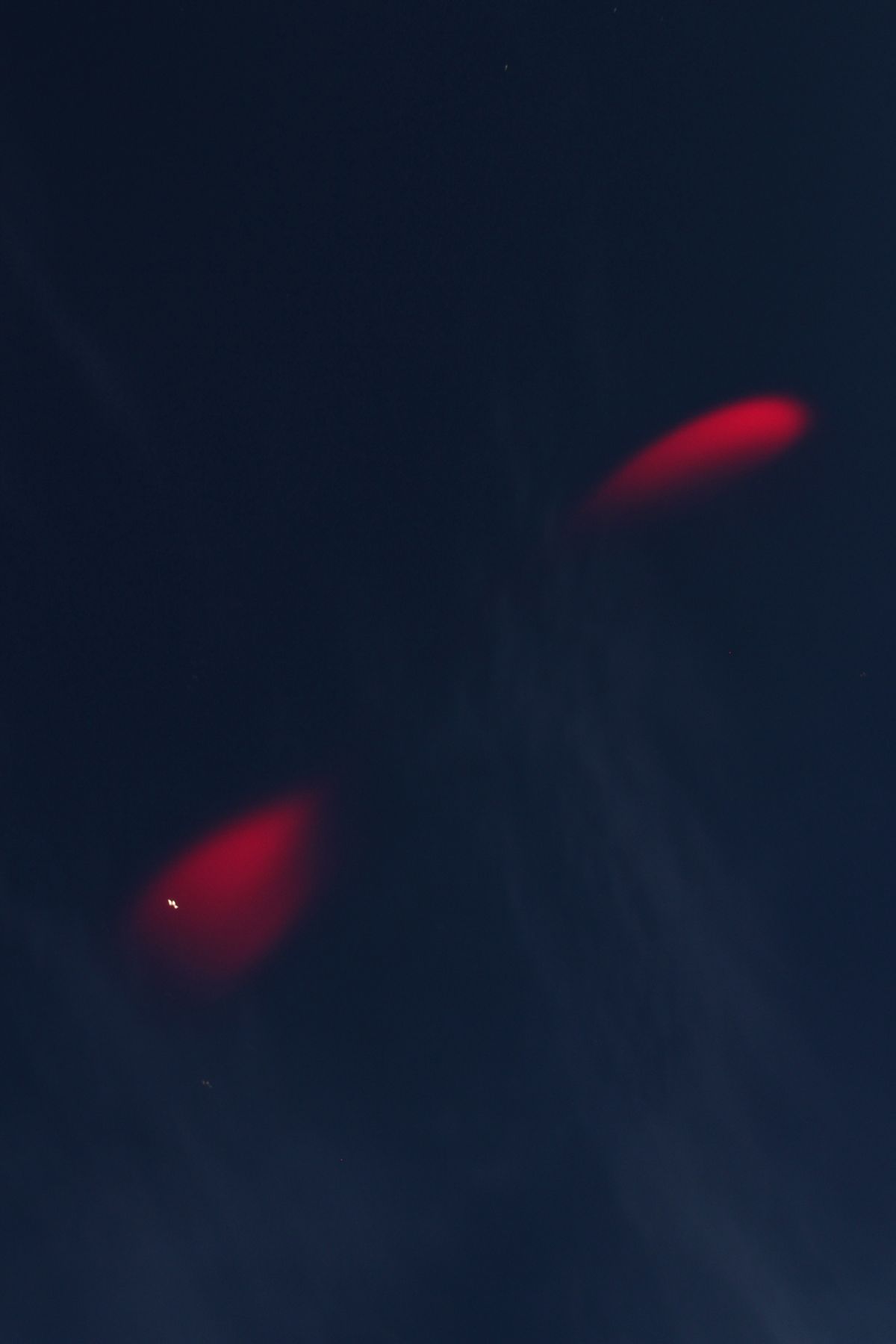 NASA Rocket Launch Paints Night Sky Red (Photos) | Space