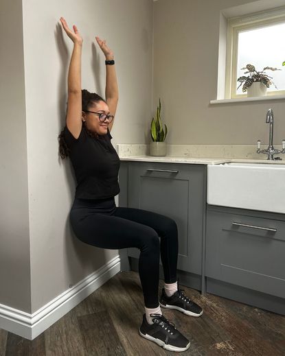 Wall Sits Challenge: I Tried One & Feel Stronger Than Ever | Marie ...