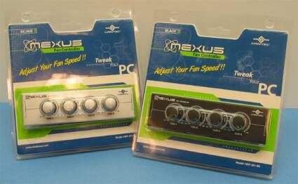 Nexus Fan Controller - NXP-201-BK/NXP-201-SL - Vantec - Front Mounted ...