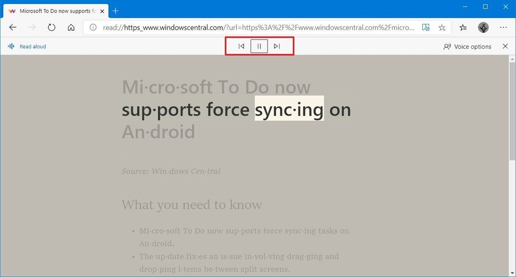 How to use immersive reader on the new Microsoft Edge browser | Windows ...