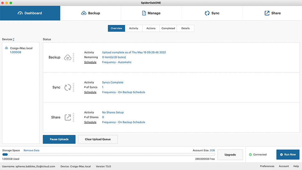 SpiderOak One Backup review | TechRadar