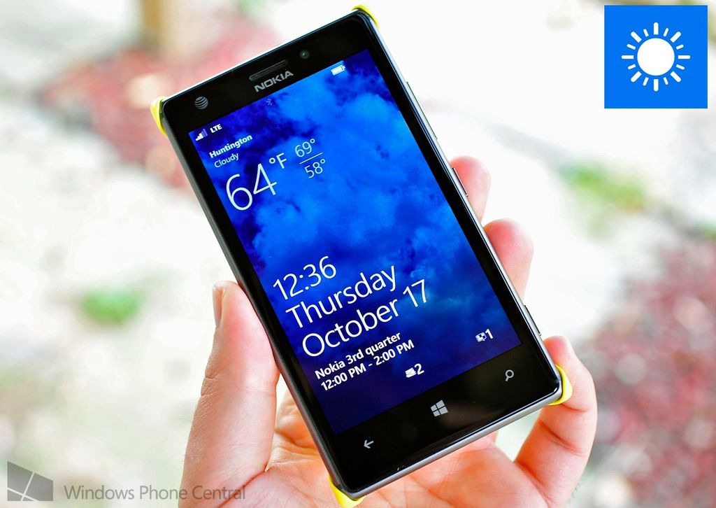 Bing Weather for Windows Phone 8 Version 2 gets lockscreen support and ...