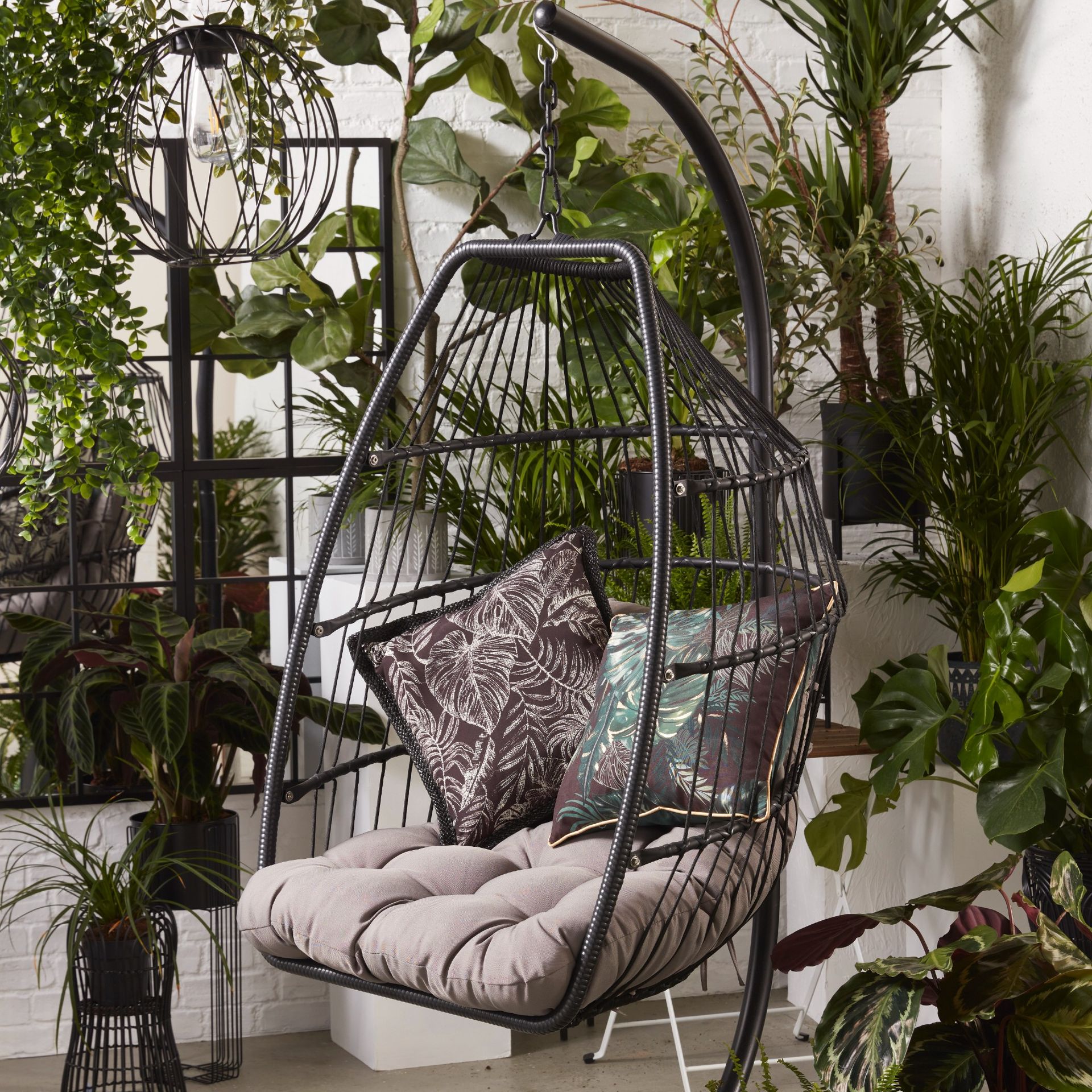 B&M's hanging egg chairs are back with a foldable newcomer | Ideal Home