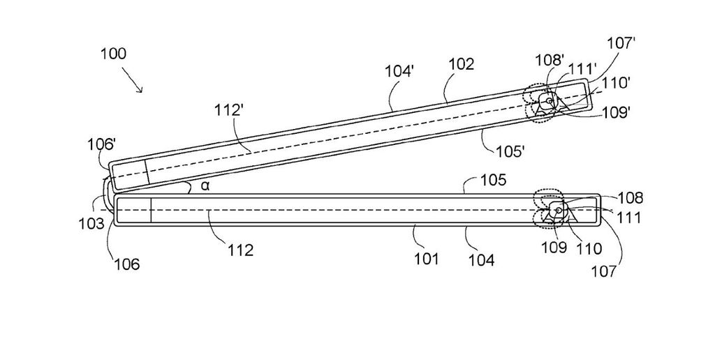 A fresh Surface 'Andromeda' patent details folding lock mechanism ...