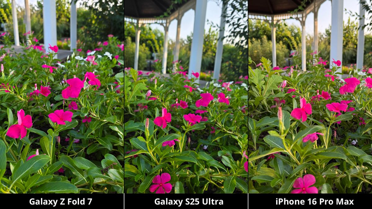 Can the Galaxy Z Fold 7 cameras hang with the iPhone and S25 Ultra? I ...