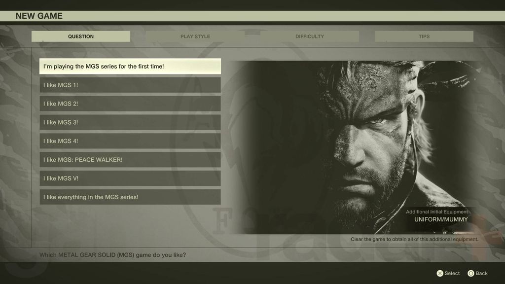 The best MGS game to choose at the start of Metal Gear Solid Delta ...
