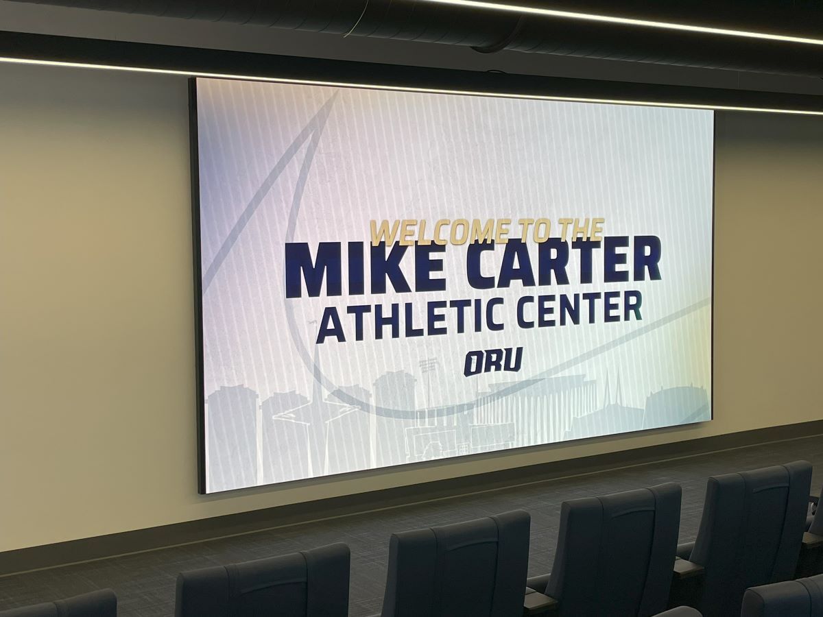 New Digital Displays Shine Bright in the New $15 Million ORU Mike ...