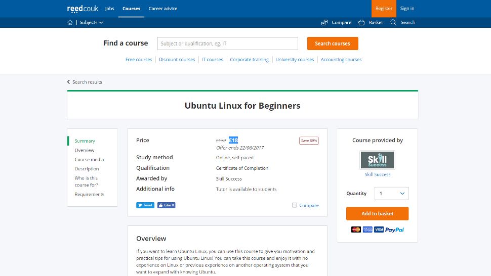Skill Success Ubuntu Linux for Beginners course review | TechRadar