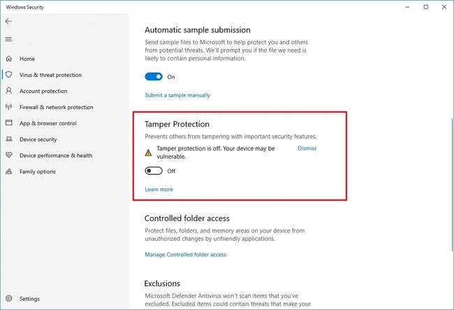How to permanently disable Microsoft Defender Antivirus on Windows 10 ...