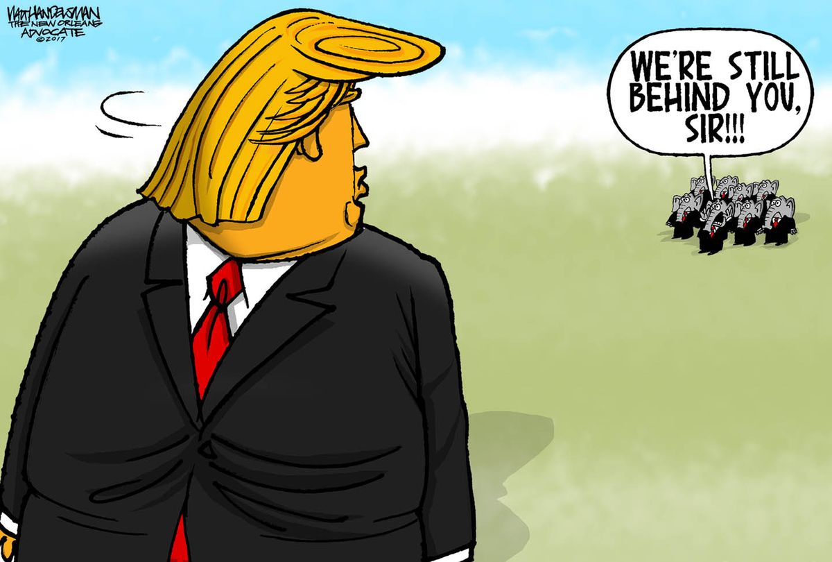 Political cartoon U.S. Trump GOP loyalty | The Week