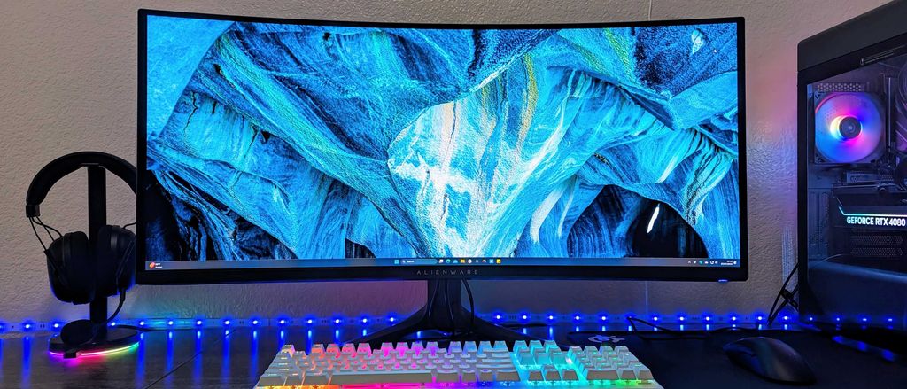 Alienware AW3423DWF curved QD-OLED gaming monitor review | Windows Central