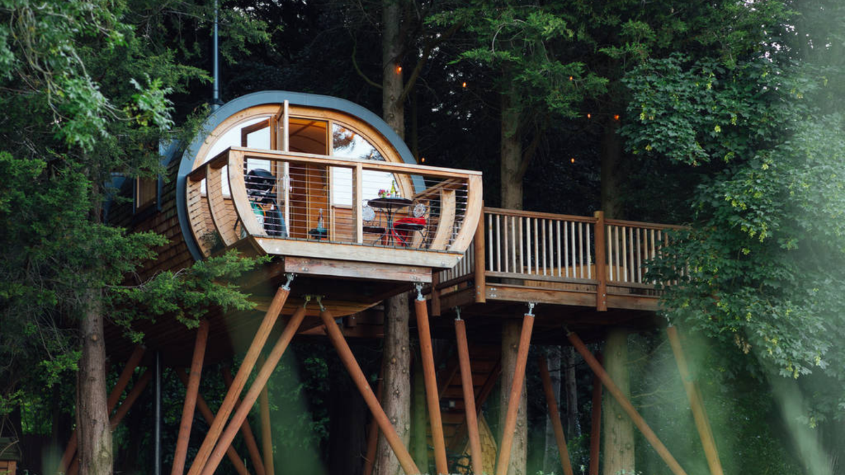 Treehouse getaway: The Orchard at Fenny Castle, Somerset | Marie Claire UK