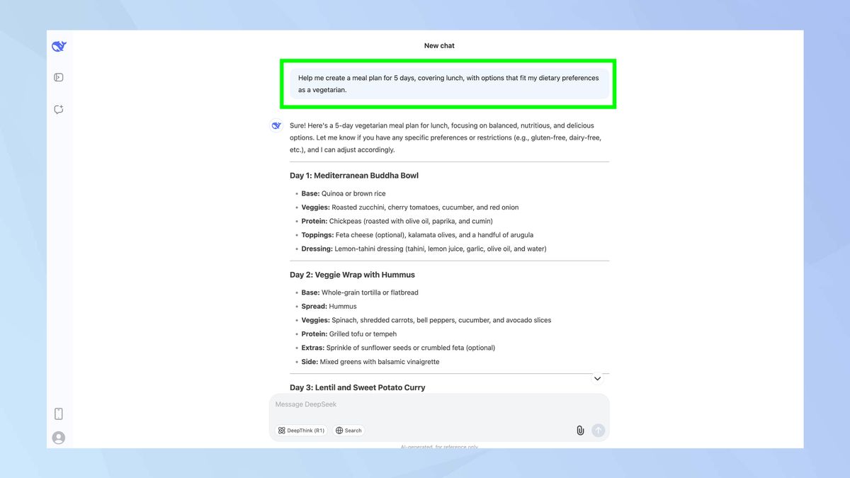 5 DeepSeek prompts to try first | Tom's Guide