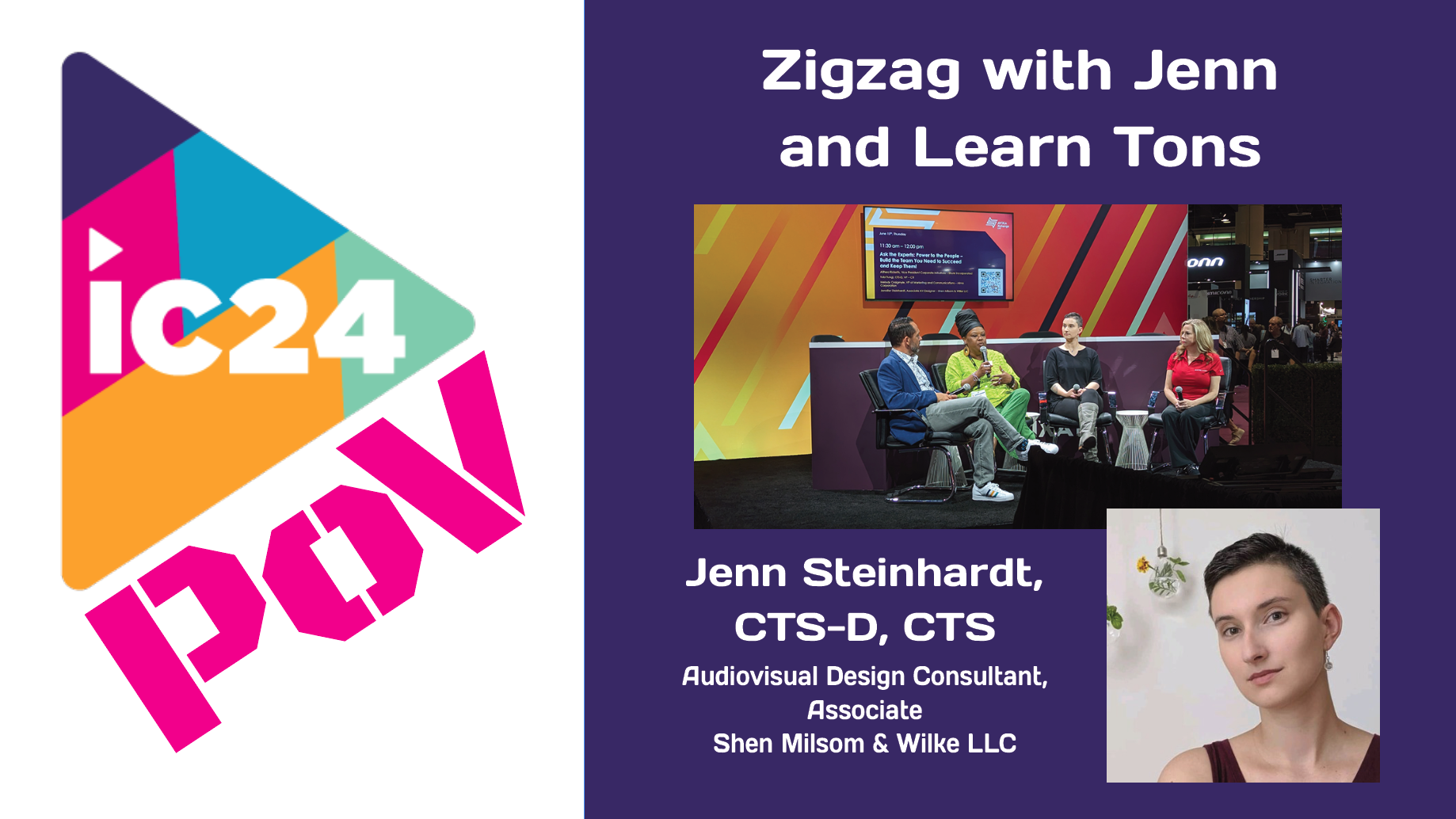 Zigzag with Jenn at InfoComm and Learn Tons | AVNetwork