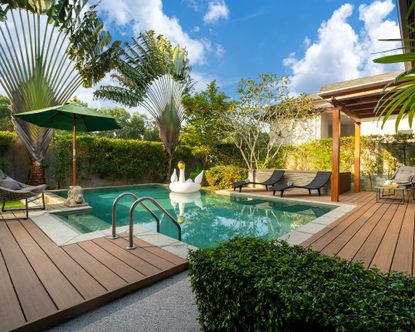 Pool shade ideas: 10 ways to shelter your swimming pool | Gardeningetc