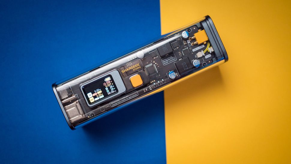Shargeek's Storm 2 is a 100W power bank with a see-through design that ...