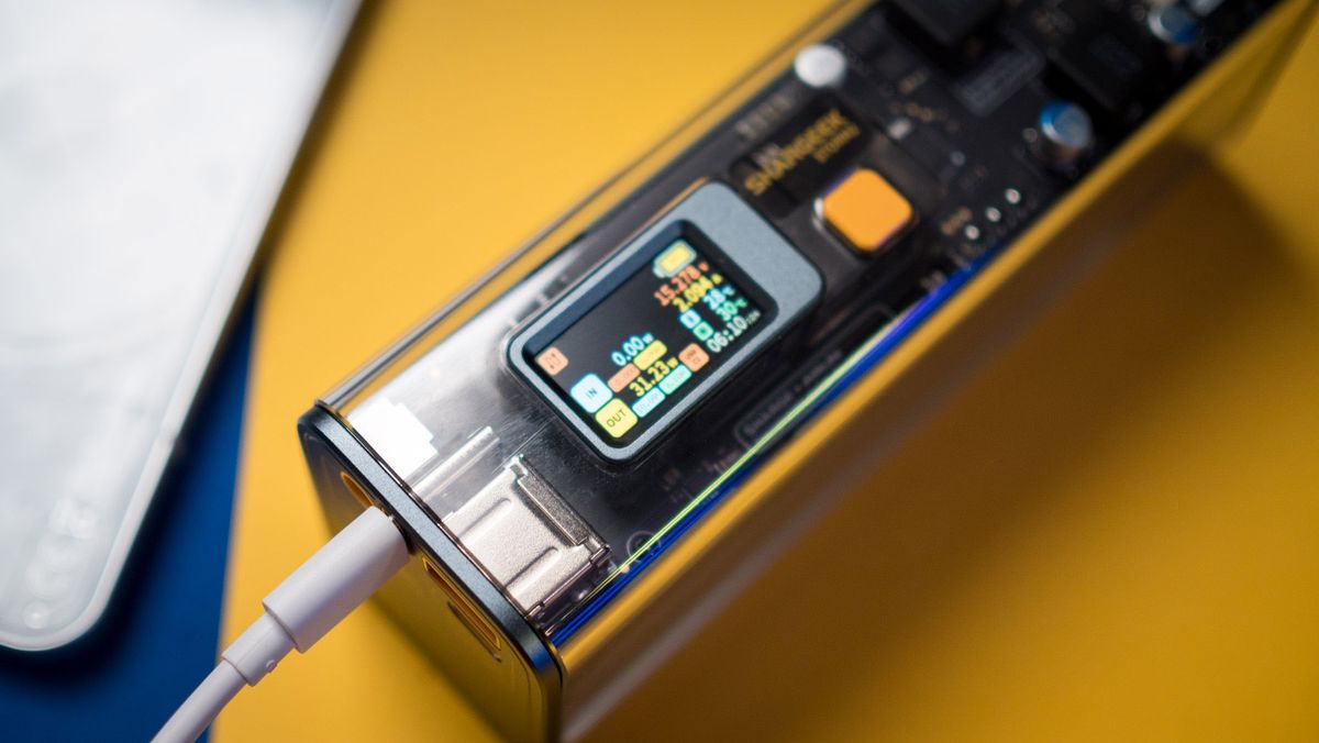 Shargeek's Storm 2 is a 100W power bank with a see-through design that ...