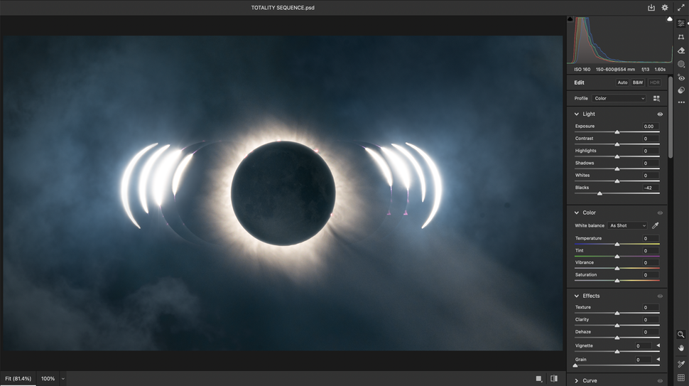 A step-by-step guide to editing your solar eclipse photographs | Space