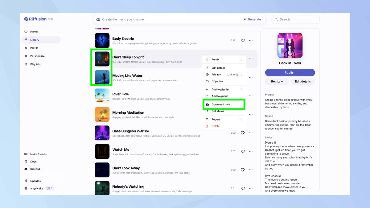 How to use Riffusion AI to make your own music | Tom's Guide