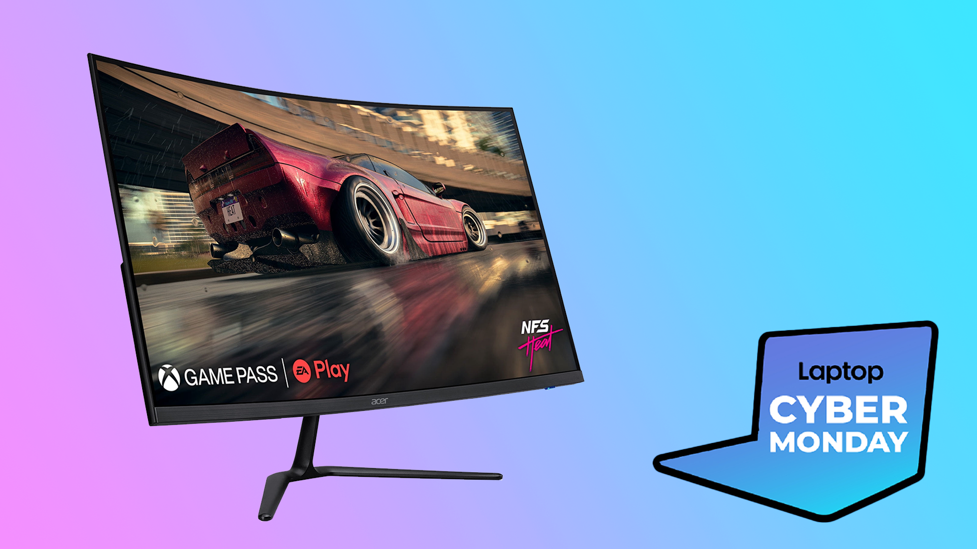 Hurry! $139 for huge curved gaming monitor in Cyber Monday deal starts ...