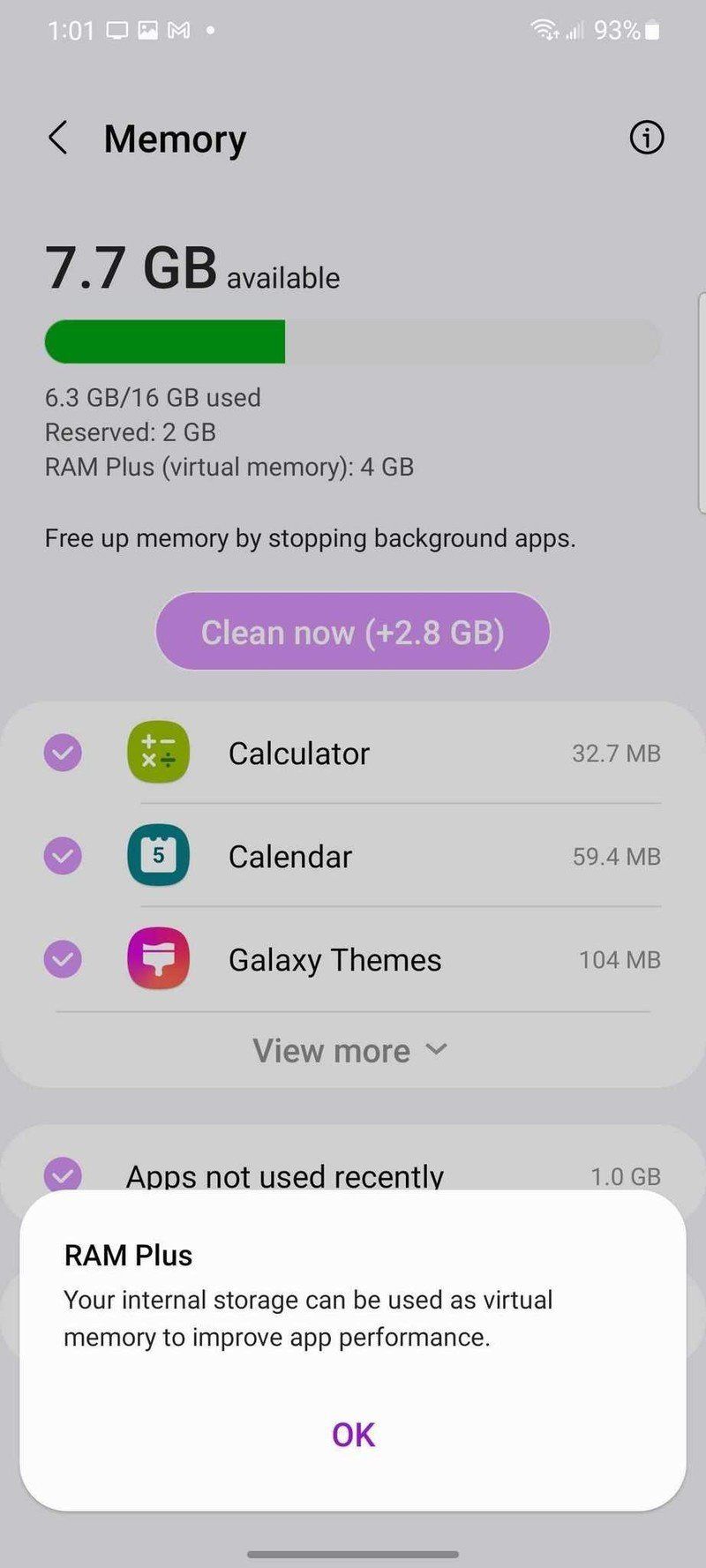 Samsung Galaxy S21 phones are getting a memory boost you barely need ...