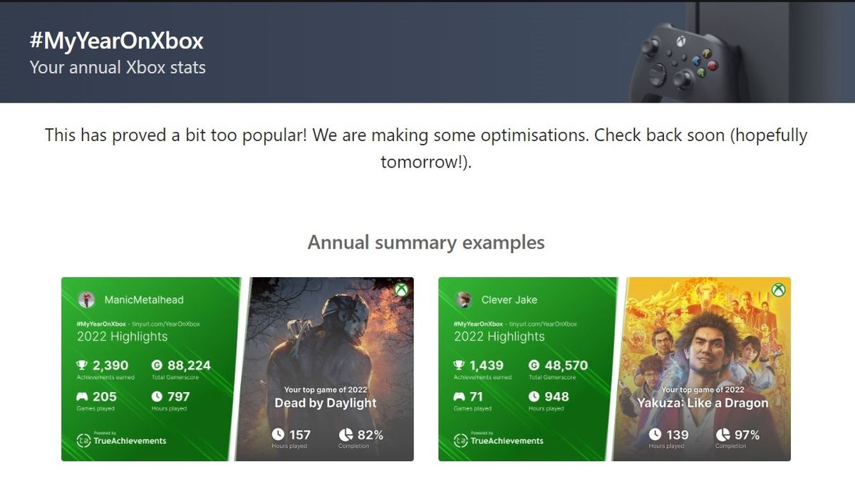 Check out your Xbox gameplay stats for 2022 using this cool tool ...