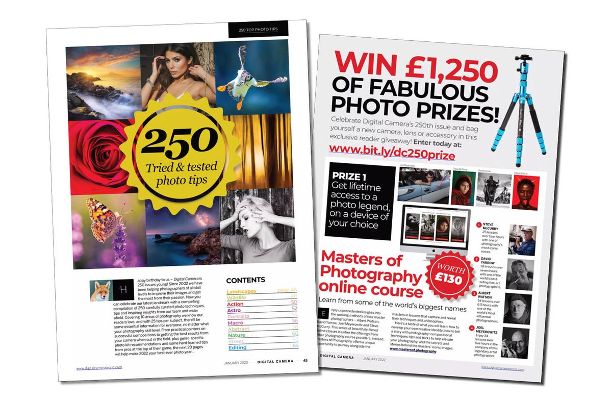 Get 13 bonus gifts with the January issue of Digital Camera, including ...