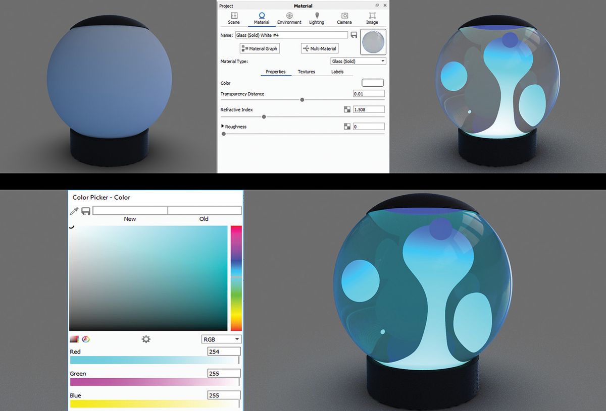 How to create a lava lamp with KeyShot | Creative Bloq